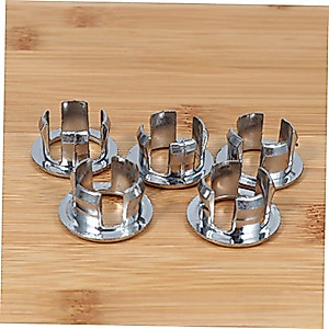 20pcs Wash Basin Overflow Ring Sink Overflow Ring Bathtub Decor Sanitary Sink Ring Basin Rings Bathroom Kitchen Sink Bath Tub Accessories Household Pot Supplies Plastic Plating