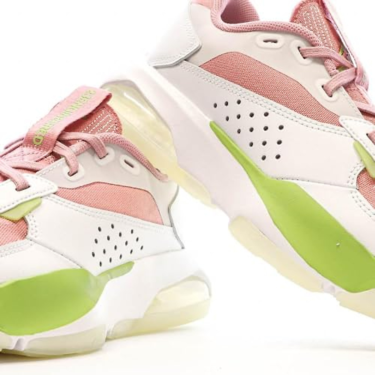 Nike Air 200E GS Girls Shoes Size 5.5, Color: White/Vivid Green/Elemental Pink