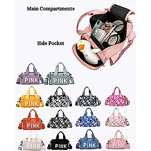 Aesthetic Mini Crossbody Bag, Cute Duffle Bag with Handle, Travel Tote for Short Trips