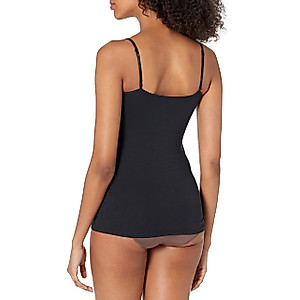 Amazon Essentials Women's Slim-Fit Camisole, Pack of 4, Black, X-Large