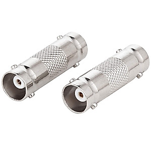 RFAdapter BNC Female to Female, 5 Pack BNC Barrel Connector Coupler, Extend Cables on CCTV Camera Survelliance System