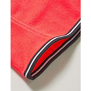 CMP Girls' Felpa in Pile Arctic Fleece con fiocchi di Neve Jumper, Red Fluo, 110