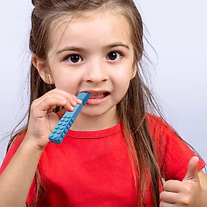 Sensory Chew Stick Toys (5 Pack) - Designed for ADHD, Autism, SPD, Oral Motor Stimulation, Special Needs - Extra Tough Sensory Oral Motor Chew Tool for Moderate Chewers (Standard - Moderate Chewer)