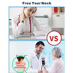 CaseLeather Stethoscope Holder, Genuine Top-Grain Leather | Strong & Durable | Magnetic Closure - Easy Access | for Doctors, Nurses, Adult (Black)