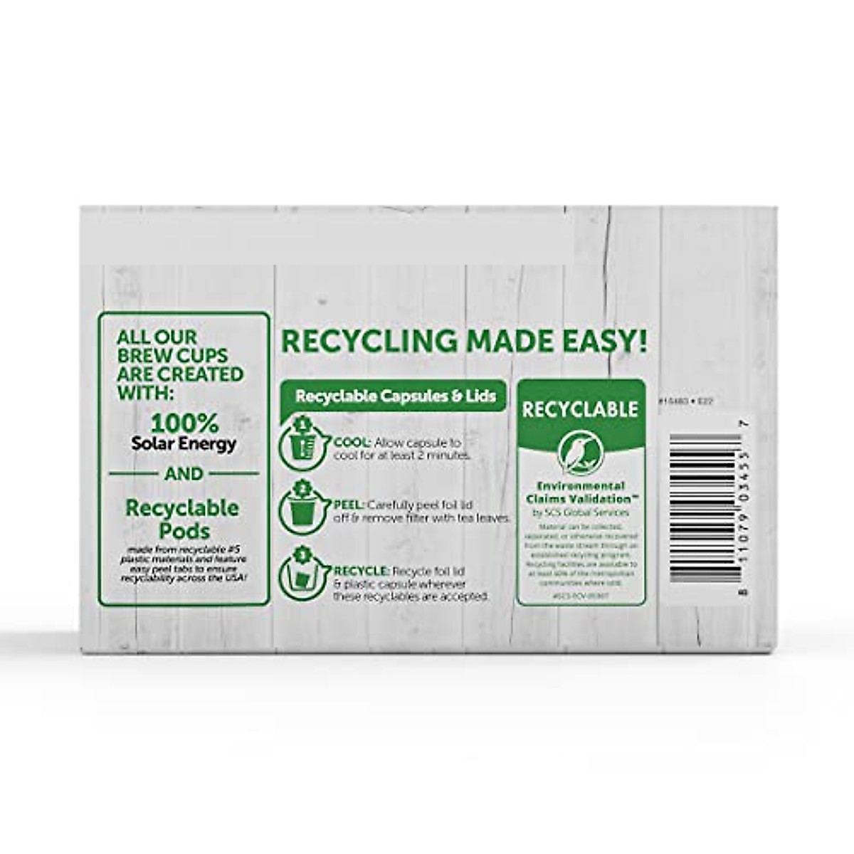 Super Organics Daily Defense Tea (Organic) with Superfoods and Probiotics (Keurig K-Cup Compatible) 10ct Single Serve Cups