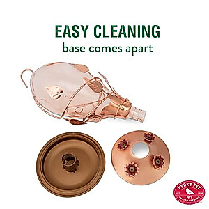Perky-Pet 8110H-1 32 oz Looking Glass Hummingbird Feeder, Copper