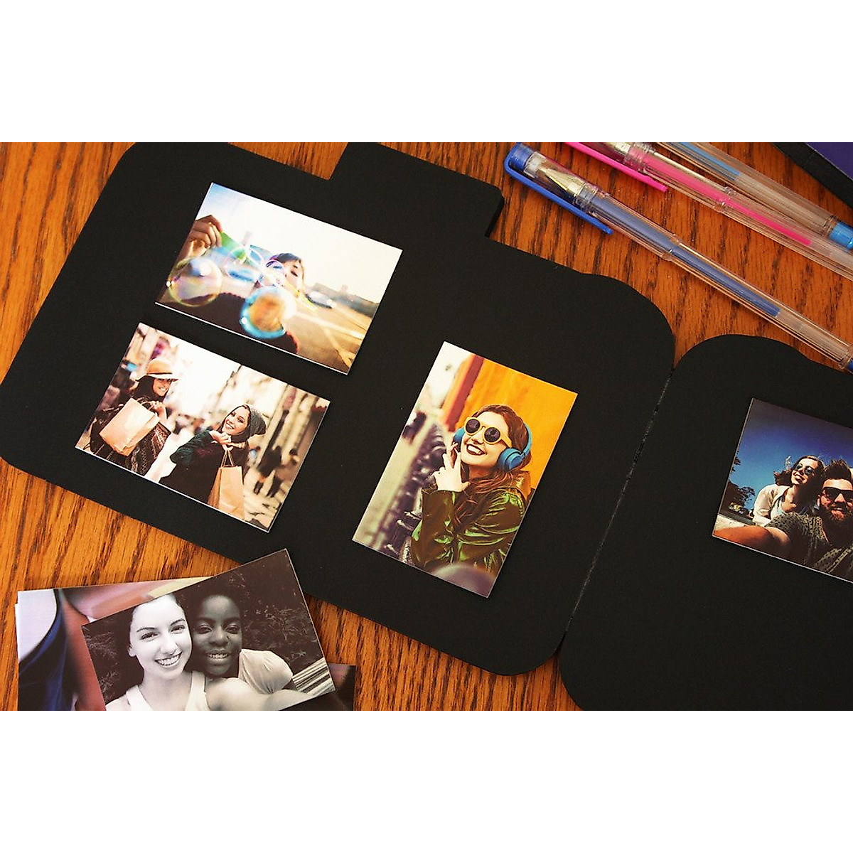 Polaroid Snap Themed Scrapbook Photo Album for 2x3 Photo Paper Pojects (Snap, Zip, Z2300) - Purple