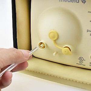 Replacement Tubing (1 Retail Pack of 2 Tubes) Compatible with Medela Pump in Style and New Pump in Style Advanced Breast Pump - 100% BPA Free (One Pack)