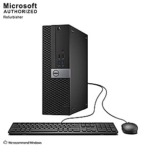 Dell Optiplex 5040-SFF, Core i7-6700 3.4GHz, 16GB RAM, 512GB Solid State Drive, DVD, Windows 10 Pro 64Bit (Renewed)