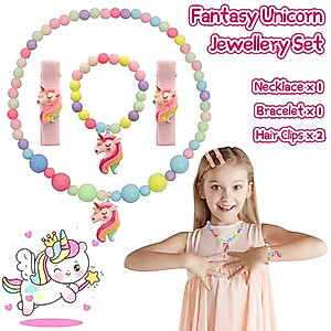 BEKALERZ Jewelry Toys-for-Girls,Toddler Girls Toys Age 6-8,Lovely Rings Kids-Toys for 3 4 5 6 7 8 9 10 Year Old Girls,Play Jewelry Princess Toys for Dress Up,Easter Birthday Unicorns-Gifts-for-Girls