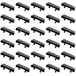 JCBIZ 30pcs 65x9mm Plastic Bed Slat End Caps Holders Plastic Connector Furniture Accessories for Holding Securing Wooden Slats Bed Base