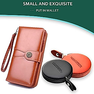 Sewing Tape Measure,2 Pack Tailor Clothing Small Tape, Measure for Body Measuringruler, UpgradeDual Sided Leather Tape Measureautomatic Retractable, Soft Tape 60 Inch/ 1.5 M (Black Brown)