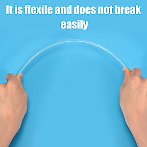 Aboofx 20 Pieces 16 Inch Plant Stakes Acrylic Plant Stakes Garden Stakes Orchid Stakes, Clear Plant Sticks Plant Support Stakes with 20 PCS Clear Dragonfly Orchid Clips for Indoor and Outdoor Plants