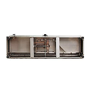 TECHTONGDA Propane Gas Food Soup Warmer Stove Bain Marie Commercial Canteen Buffet Steam Heater 12''x8.7''x6'' Pan 5 Pan