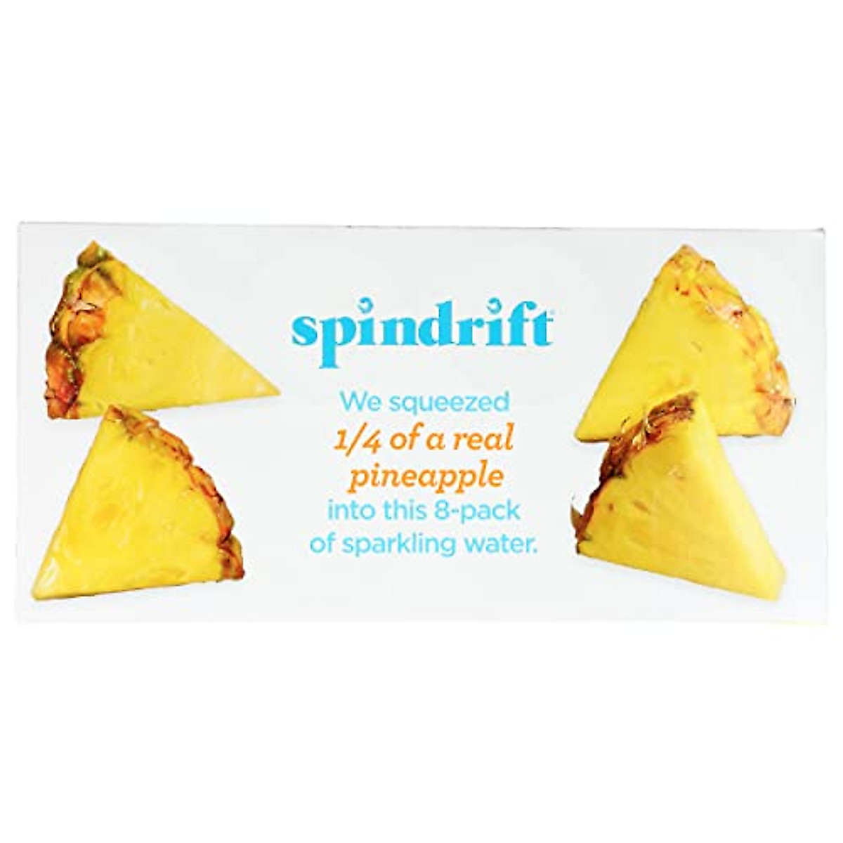 SPINDRIFT Pineapple Sparkling Water, 12 FZ