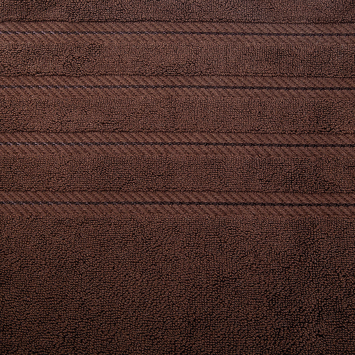 American Soft Linen 100% Turkish Carde Cotton 6 Piece Towel Set, 560 GSM Towels for Bathroom, Super Soft 2 Bath Towels 2 Hand Towels 2 Washcloths, Dark Brown