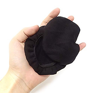 HONBAY 2Pairs Stretchable and Washable Headphone Covers Earcup Protectors Headset Earpad Cloth Cover for Gym Training Aviation Racing Gaming Headsets