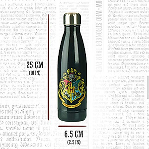 Paladone AMZ7490HP Hogwarts Metal Water Bottle-Officially Licensed Harry Potter Merchandise, Aluminium