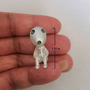 Ponjowl 5 Pcs Luminous Tree Elves Spirit Gardening Potted Decoration Micro Landscape Figures Ornament Fluorescent Green