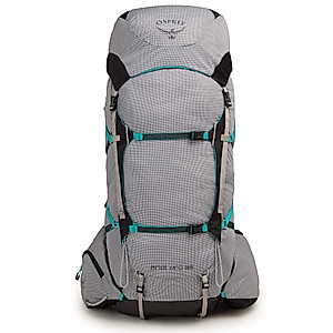 Osprey Ariel Pro 65 Women's Backpacking Backpack, Voyager Grey, X-Small