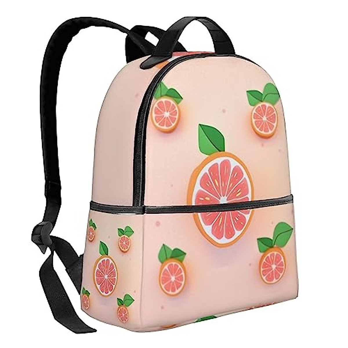 BAFAFA cute grapefruit Printed Travel Backpack Business Work Bag Computer Bag Outdoor Sports Rucksack