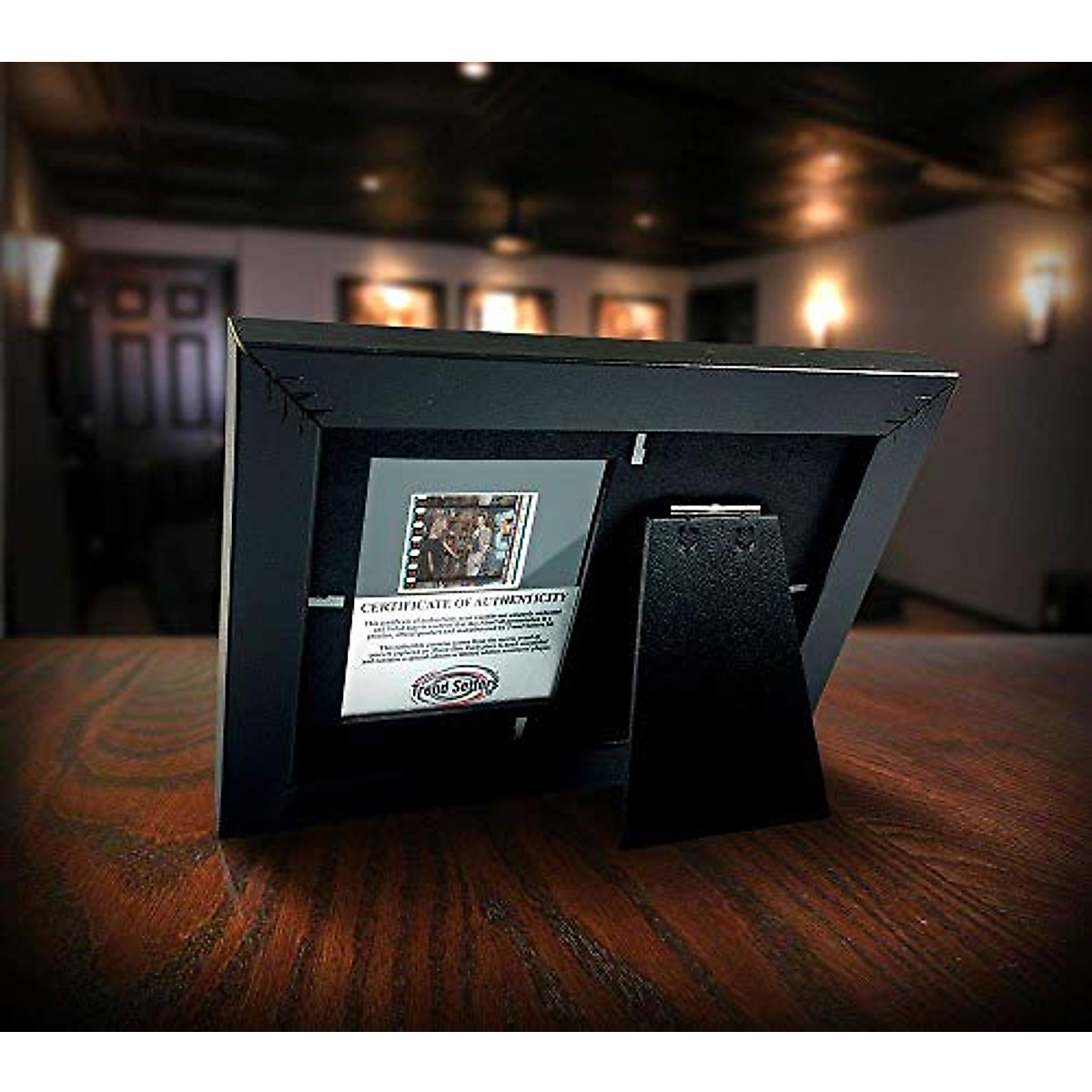 Trend Setters – Wonder Woman 1984 – WW84 - Neon Lights – FilmCells 7” x 5” MiniCell Desktop Presentation – Featuring 35 mm Film Clip with Easel Stand - Officially Licensed Movie Collectible