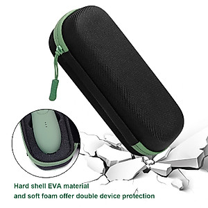 Case for Meridian Shaver, Yewltvep Hard Bags Compatible with MANSPOT Groin Hair Trimmer Without Recharge Dock, Storage Case for Meridian Trimmer with Shockproof Detachable Insert Foam