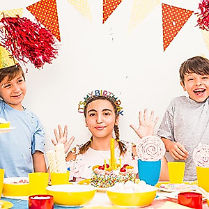 KALIONE Happy Birthday Crown Rainbow It's My Birthday Alloy Headband Birthday Headpiece Birthday Crown Gift for Women Girls Party Decorations