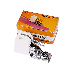 Side Cutter Overlock Presser Foot, Zig Zag Sewing Machine Feet Attachment for Brother Singer Babylock Janome Kenmore