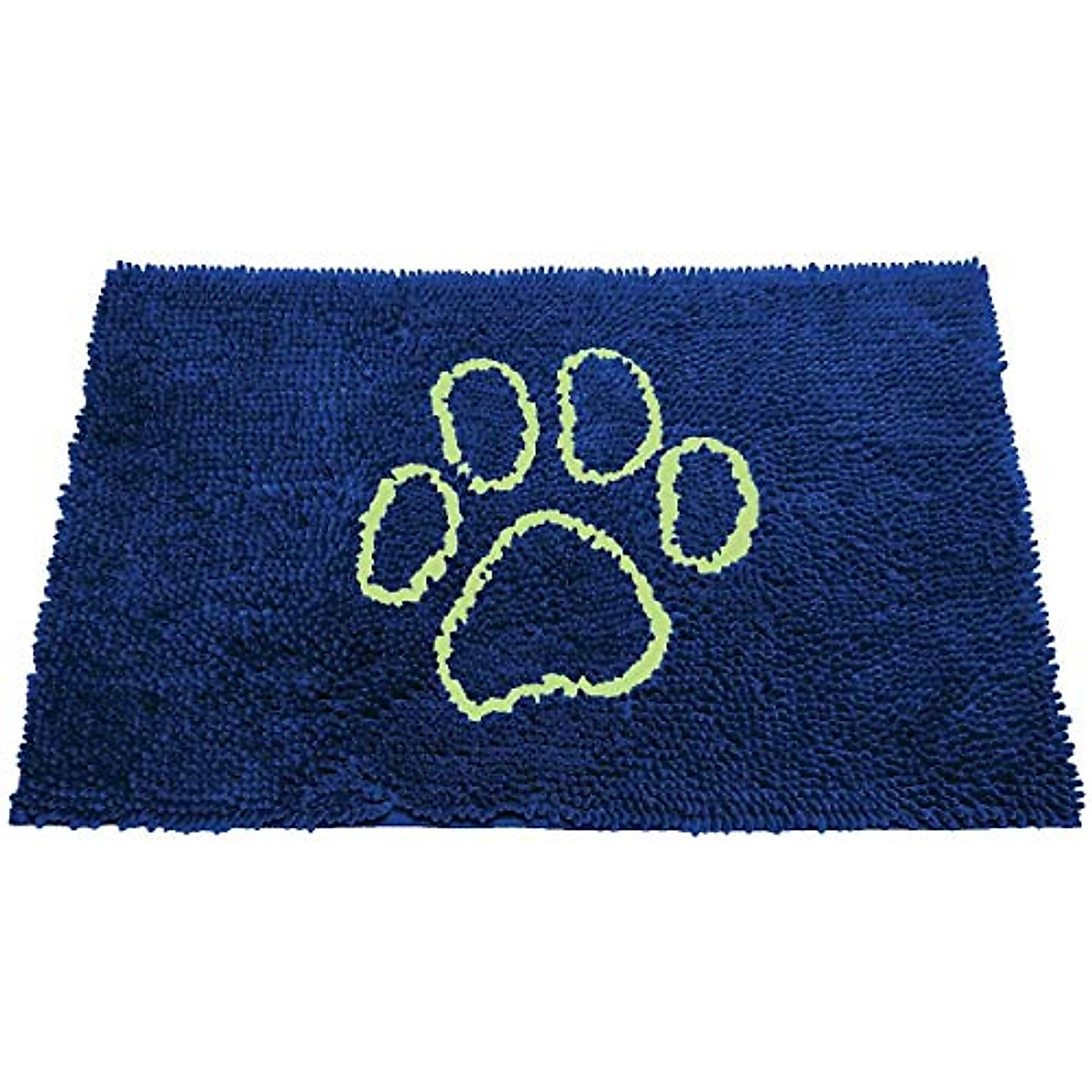 Dog Gone Smart Dirty Dog Microfiber Doormat, Super Absorbent, Machine Washable with Non-Slip Backing, Medium, Marine