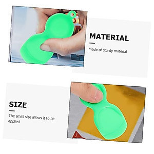 WHAMVOX 5pcs Scratcher Spatula Scratcher Tools Scratch off Tool for Tickets Sticker Scratching Tool Scratch off Tools Scraper for Cards Portable Scraper Plastic Green