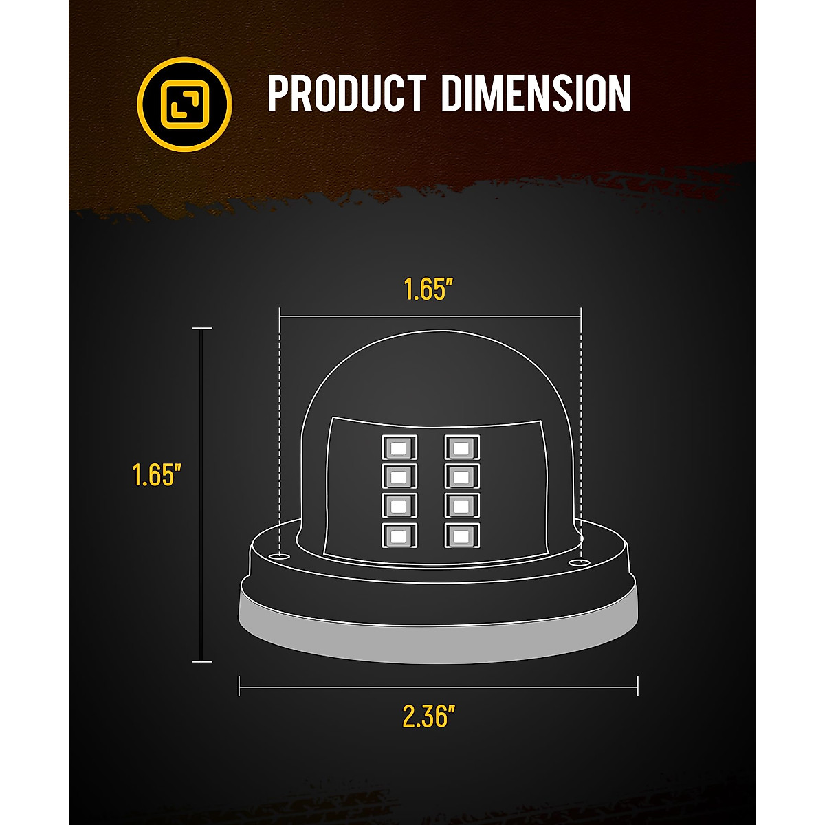 Partsam 2Pcs Marine Boat Light, Red Green LED Bow Navigation Lights, Deck Port Side Starboard Lights Sailing Signal Light for Pontoon Yacht Sailboat Speedboat Fishing Boats, IP67 Waterproof, DC 12V