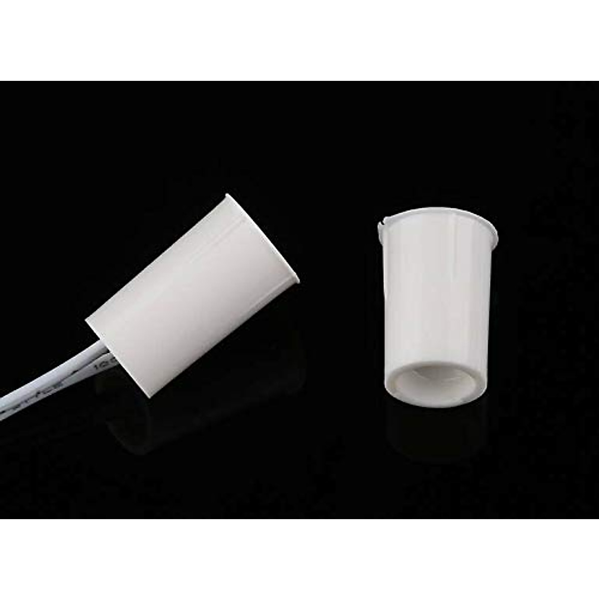 10pcs RC-33 NC Recessed Wired Window Door Contact Sensor Alarm Magnetic Reed Switch White