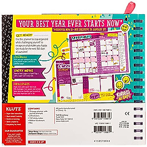 Klutz Best Year Ever! Planner & Gratitude Journal Activity Kit Multi Colour, 10" Length x 0.75" Width x 9" Height