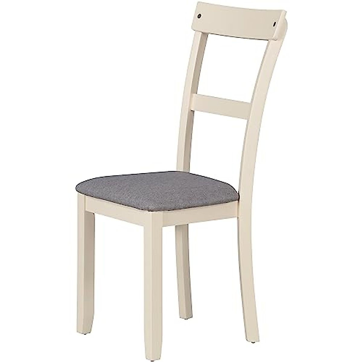 WOZNLA Comfortable Room 5-Piece Classic Counter Height Dining Set-Elegant Wood Kitchen Table, Padded Chairs-Ideal for Family Gatherings, Onesize, Brown