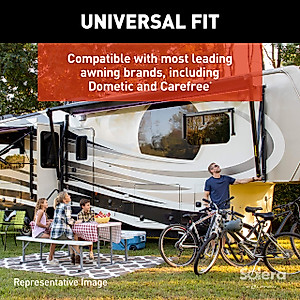 Solera 12V Smart Arm 63" Awning Hardware Kit for 5th Wheels, RVs, Travel Trailers, Power Extend and Retract, Safety Lock Button, Weatherproof - 759516