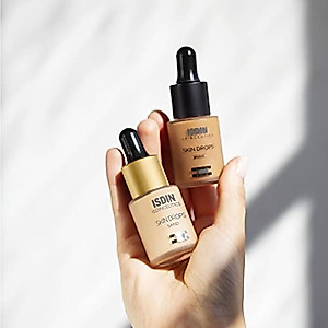 ISDIN Skin Drops, Face and Body Makeup Lightweight and High Coverage Foundation, Sand Shade for Fair to Light Skin Tone