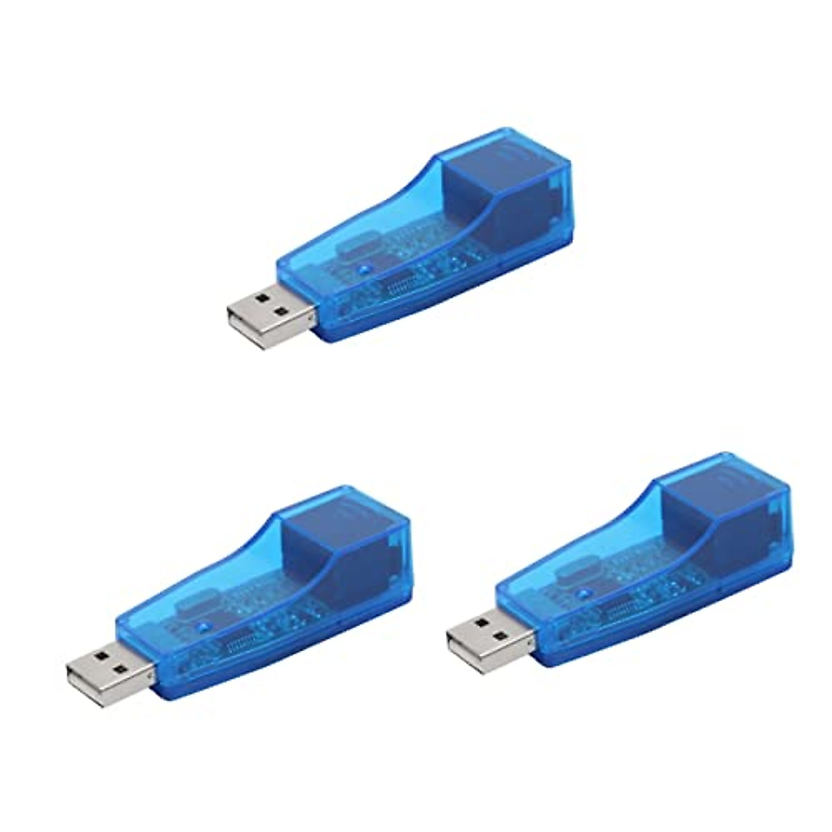 SOLUSTRE 3pcs universal adapter USB adaptor 10/100 ethernet USB lan USB ethernet adapter USB adpter chip computer