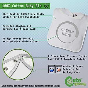 Toddler & Baby Bibs Burp Cloths Yes I'm Bilingual I Can Cry in English and Spanish Cotton Items for Girl Boy Aa White Design Only