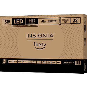 INSIGNIA 32-inch Class F20 Series Smart HD 720p Fire TV (NS-32F201NA23, 2022 Model)