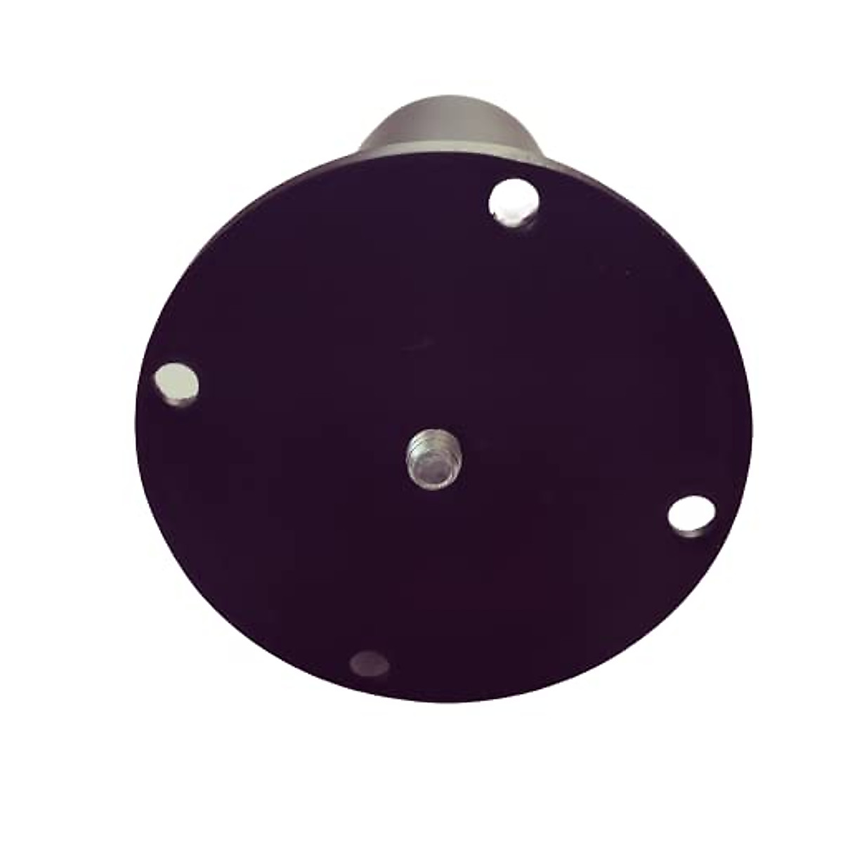 Radiant 53 Furniture Legs 4 Inch, 4 Pieces, Strong and Stylish Stainless Steel(Color Black) with Hard Plastic Base