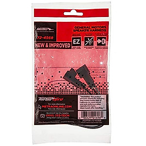 Metra 72-4568 Speaker Harness for Selected General Motor Vehicles