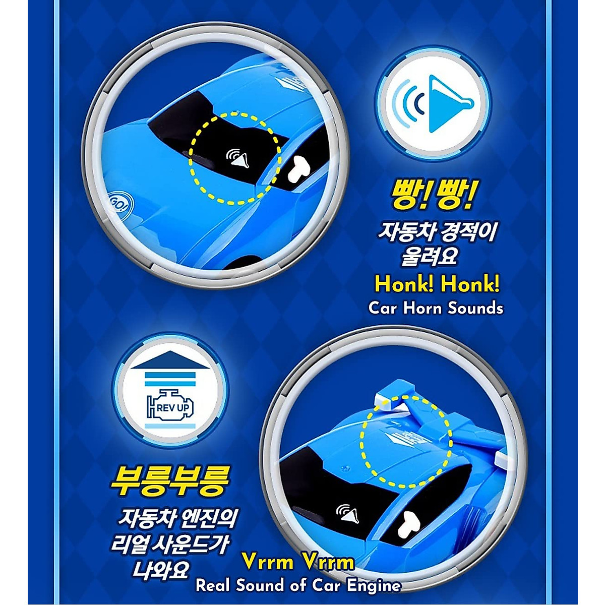 Power Battle Watchcar Watch Car Touch & Go Bluewill Mini Car Toy