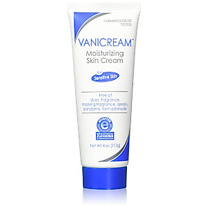 Vanicream Moisturizing Skin Cream For Sensitive Skin, 4 Ounce (Pack of 2)