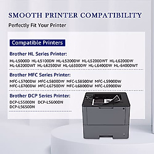 MOOHO Compatible Drum Unit Replacement for Brother DR820 DR-820 DR 820 for HL-L6200DW MFC-L5850DW MFC-L5900DW MFC-L6700DW MFC-L5800DW MFC-L5700DW HL-L5200DW HL-L5100DN Printer (Black, 2-Pack)