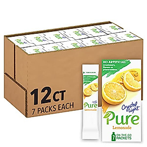 Crystal Light Pure Lemonade On-The-Go Powdered Drink Mix 84 Count