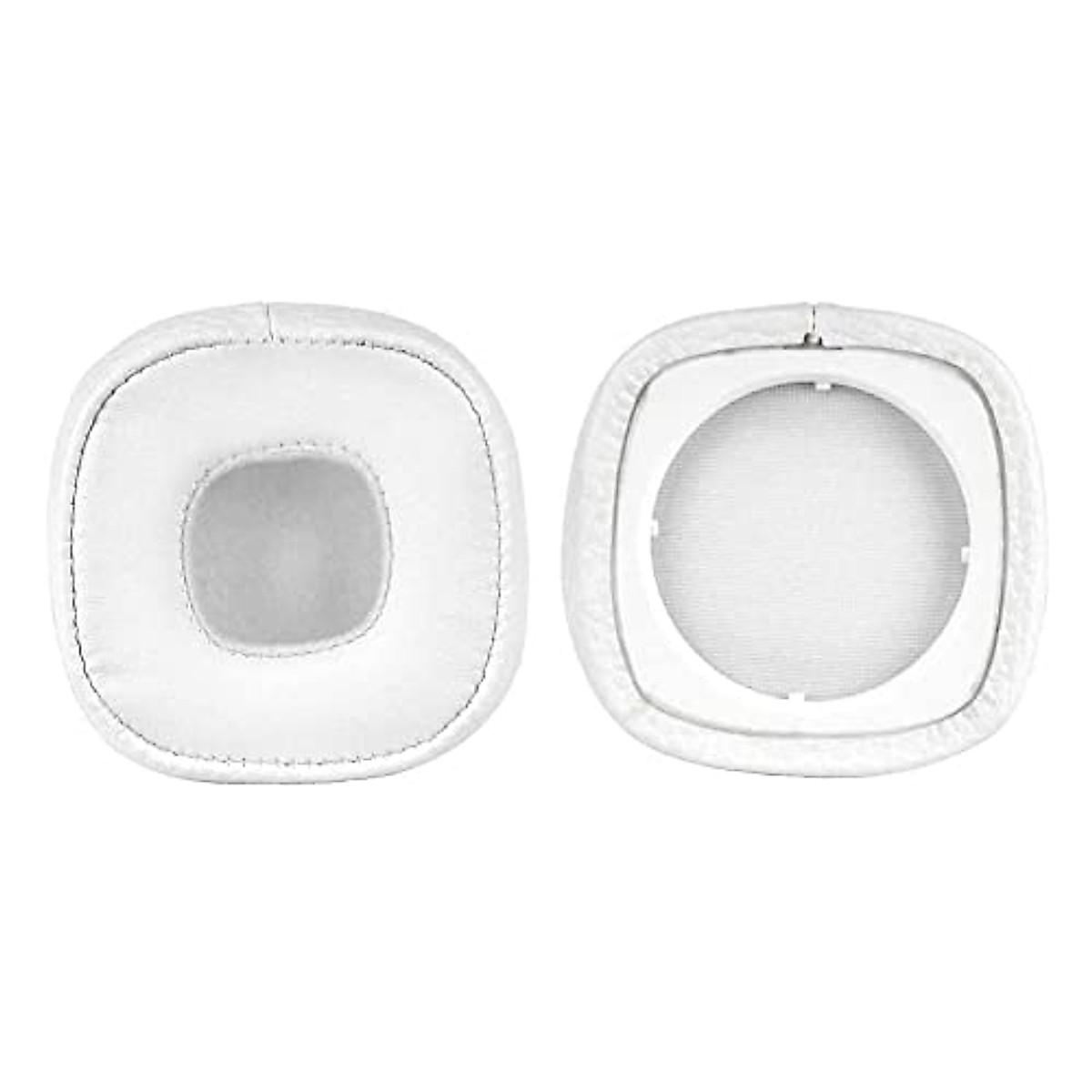 Replacement Earpads Protein Leather Memory Foam Ear Pads Cushions Cover Repair Parts Compatible with Marshall Major 3 Marshall Major III Wireless On-Ear Headphone (White)