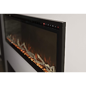 Modern Flames Spectrum Slimline Reliable Electric Fireplace | Customizable Hybrid-FX Flame LED Light Ambience | Remote Controlled | 60 Inch