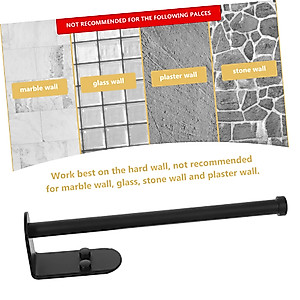 Towel Roll Holder Bath Towel Rack Kitchen Towel Bar Toilet Tissue Rack Towel Racks for Bathroom Wall-Mounted Storage Rack Paper Towel Organizer Towel Hanger Wall Shelf Dispenser