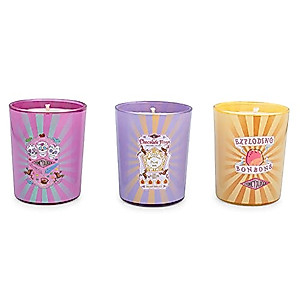 Harry Potter Honeydukes Scented Soy Wax Candle Collection, Set of 3 with Unique Fragrances | 20-Hour Burn Time | Home Decor Housewarming Essentials, Wizarding World Hogwarts Gifts and Collectibles